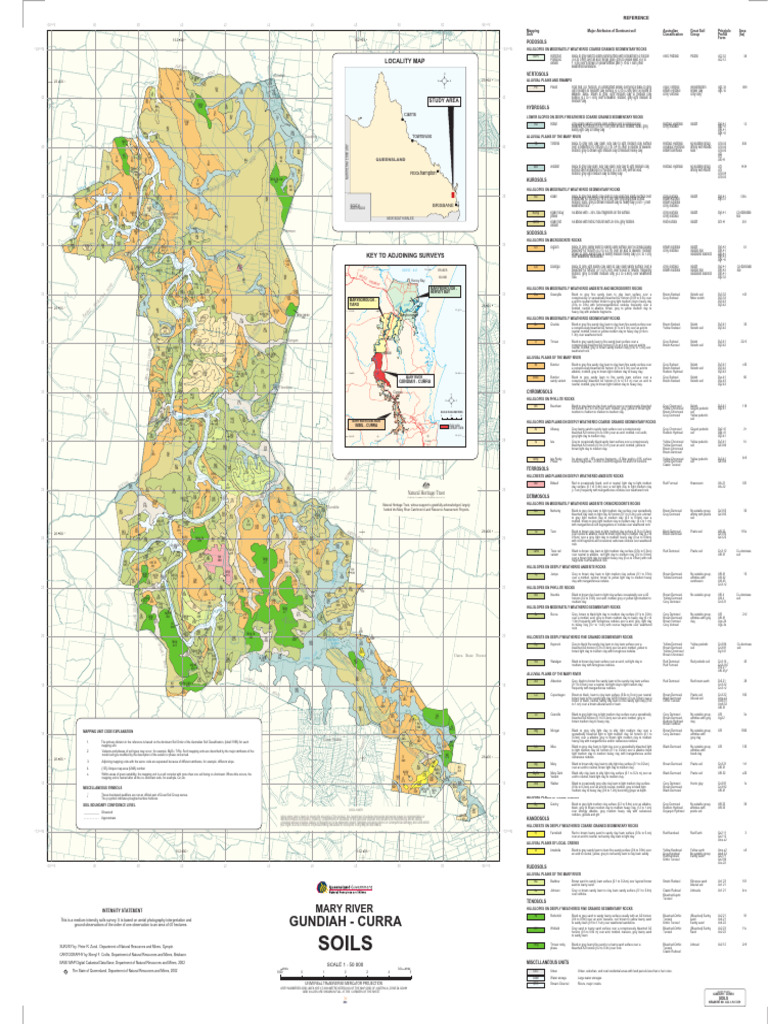 GCL A03334 Gundiah Curra Soils Map | PDF | Physical Geography ...