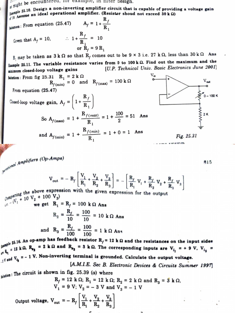 Op Amp 2 | PDF | Operational Amplifier | Amplifier