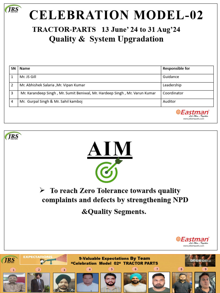 Celebration Model - 02 - Final | PDF | Calibration | Audit
