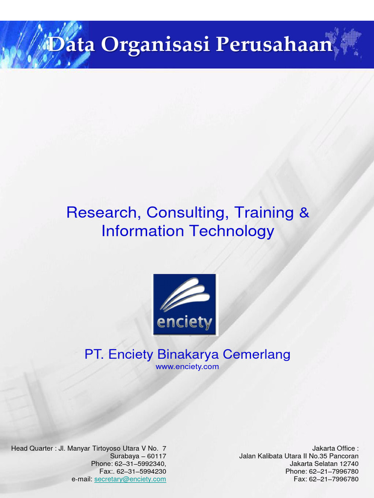 1.a.1. Data Organisasi Perusahaan | PDF