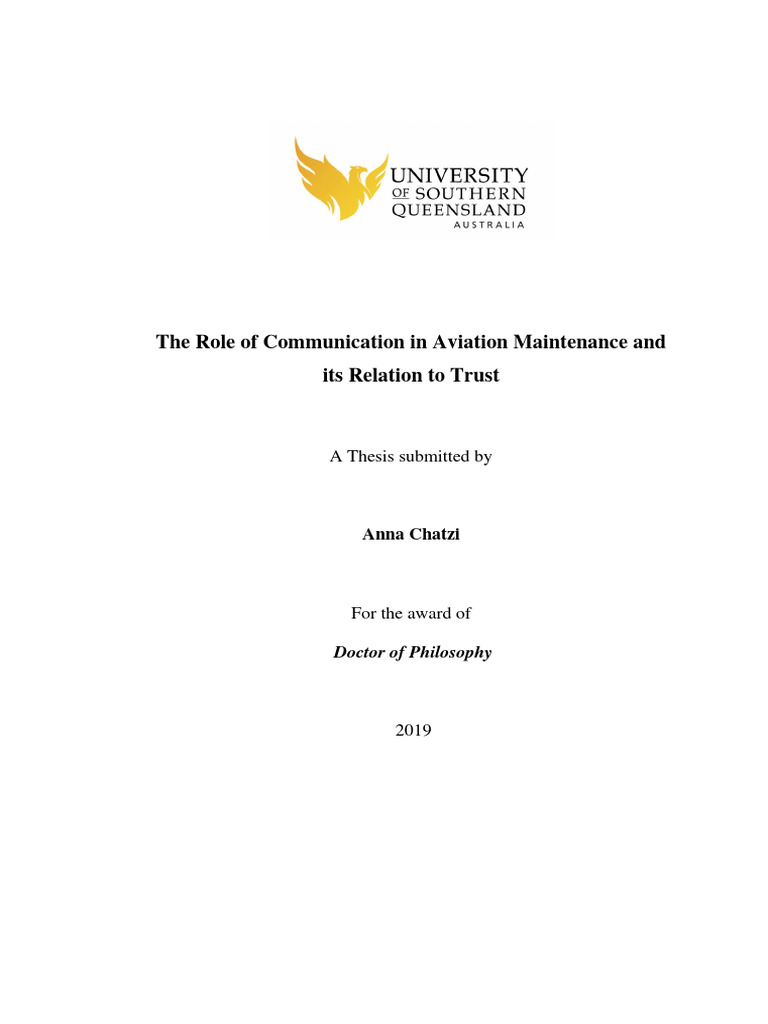 PHD Thesis - Anna Chatzi U1089615 - FInal Version | PDF | Communication | Analysis