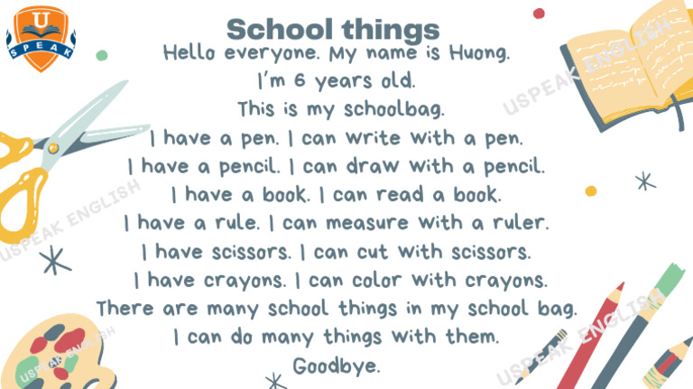 School Things TEXT PDF | PDF