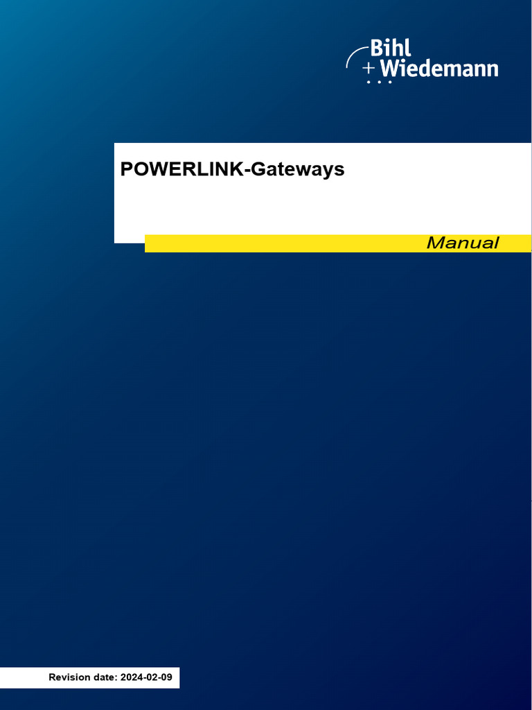 Инструкция по POWERLINK-Gateways | PDF | Computing | Computer Hardware