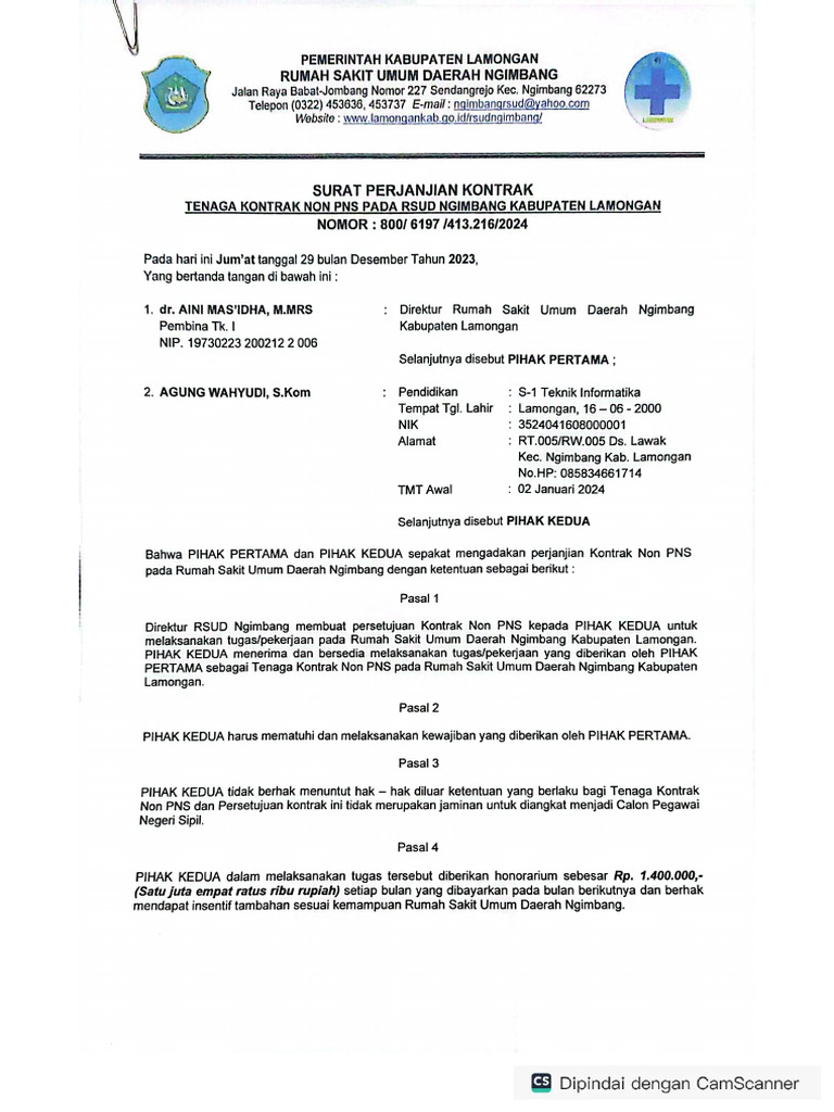 SK KARYAWAN BLUD | PDF