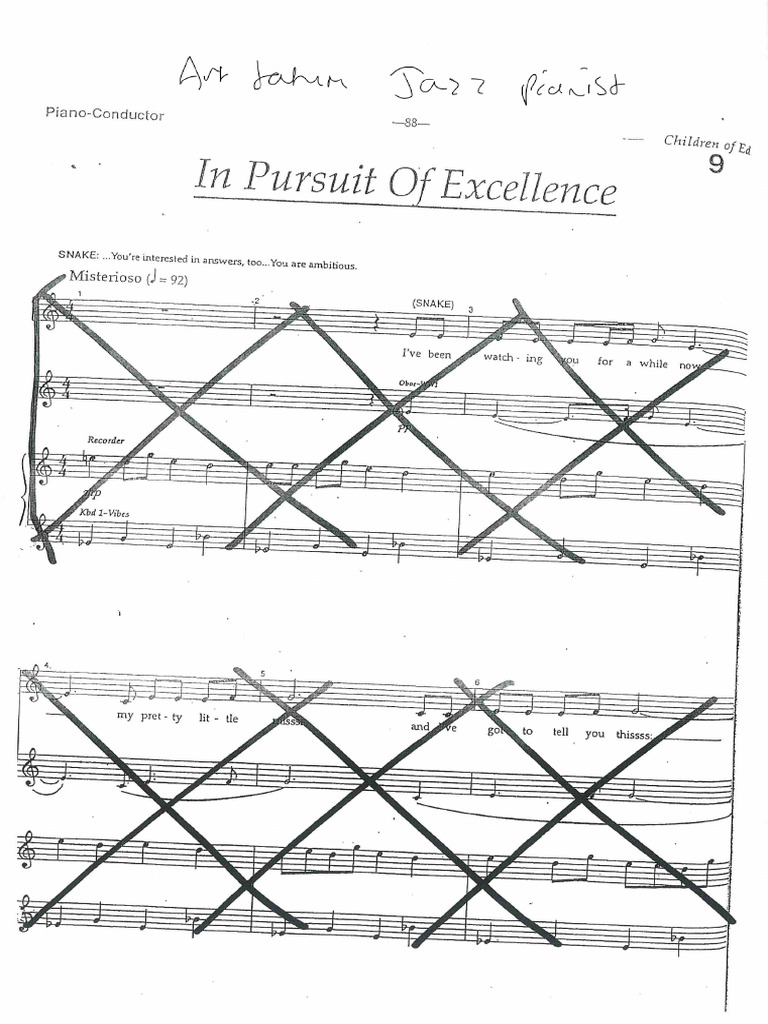 In Pursuit of Excellence | PDF