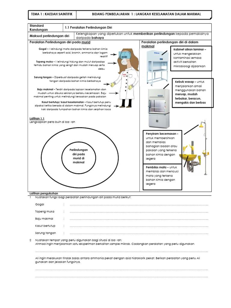 Sains Bab 1 Latihan | PDF