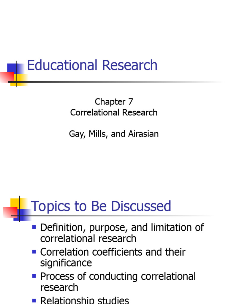 Correlational Research CH07 | PDF | Statistics | Dependent And Independent Variables
