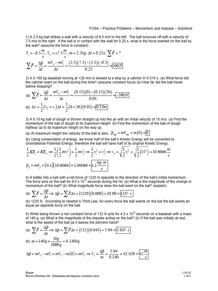 Assignment Lab 2 | PDF | Force | Collision