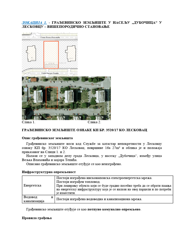 Planirane Lokacije | PDF