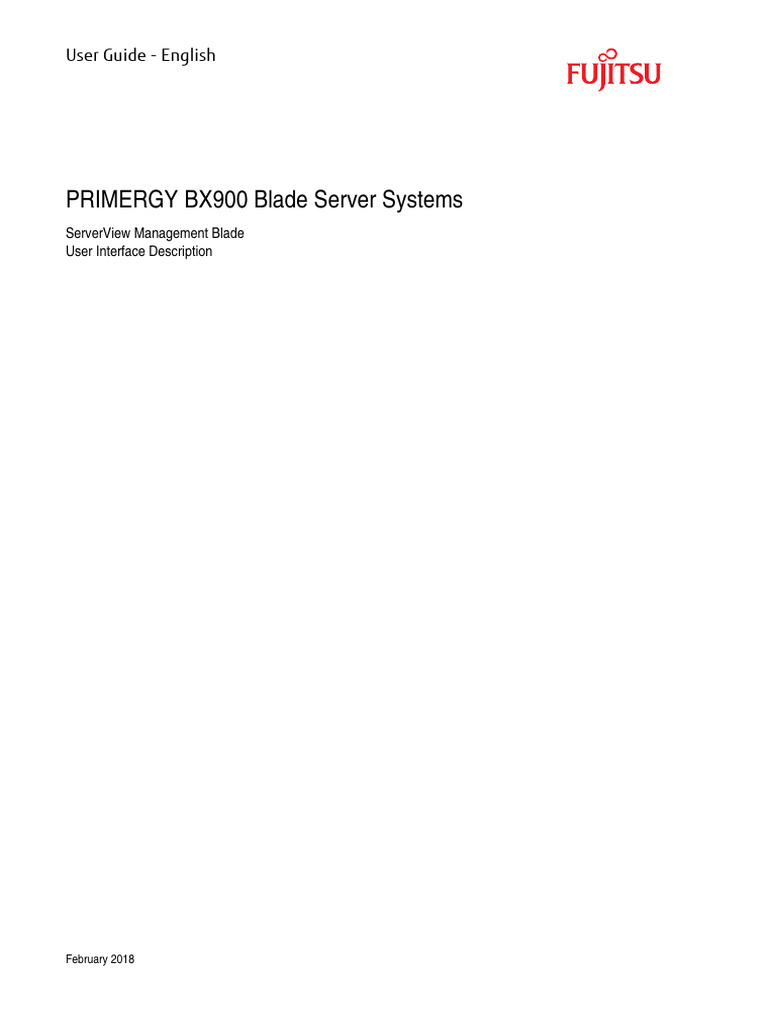 Primergy Bx900 Blade Server Systems Fujitsu | PDF | Bios | Command Line ...