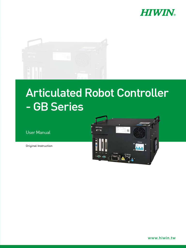 HIWIN GB Series Robot Controller Manual | PDF | Safety | Switch