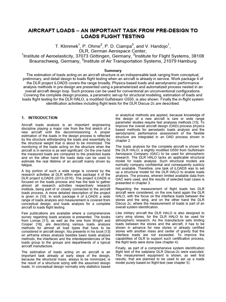 Aircraft Loads77233615 | PDF | Spectral Density | Aircraft