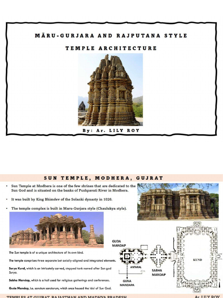 Rajputana Temple Architecture | PDF