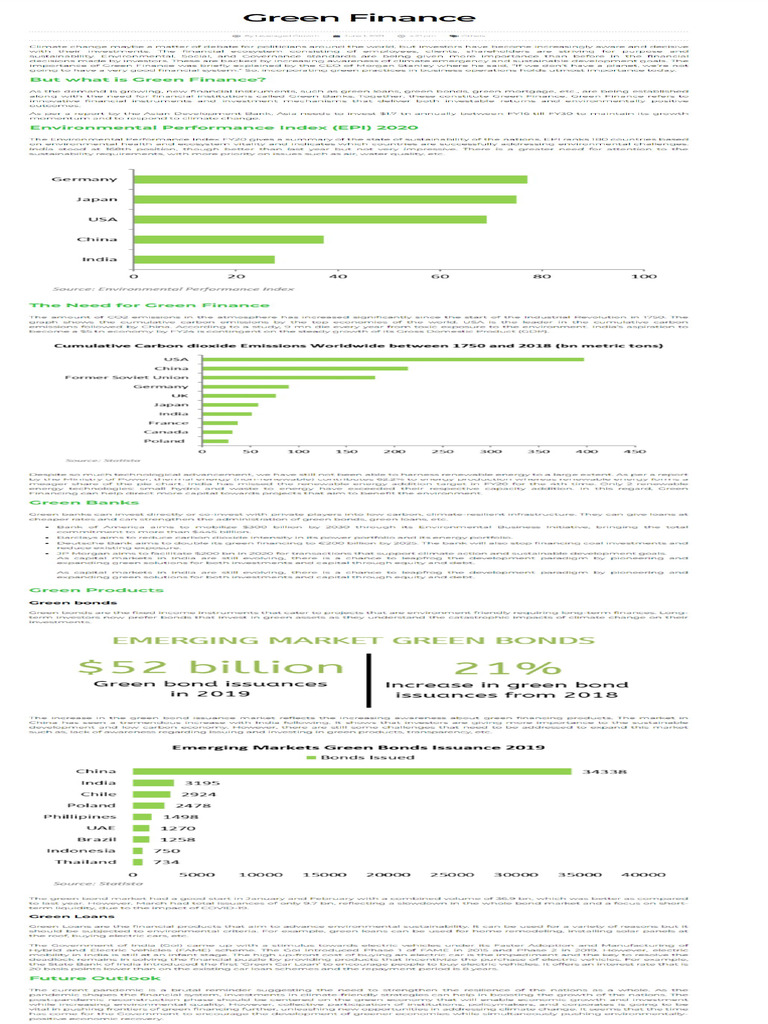 Green Finance | PDF