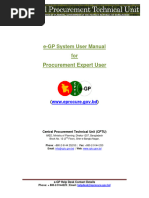 eGP NewUserRegManual English | PDF | Identity Document | Password