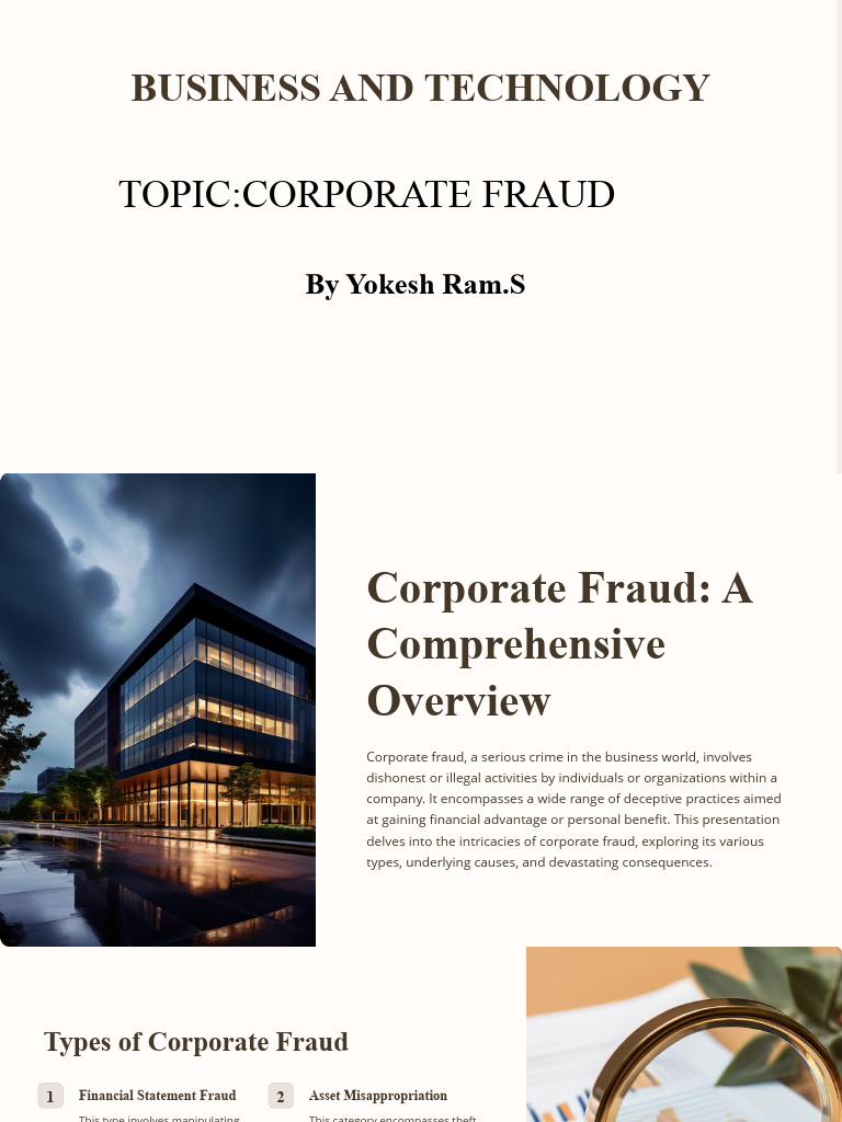 Business and Technology Yokee | PDF | Fraud | Internal Control