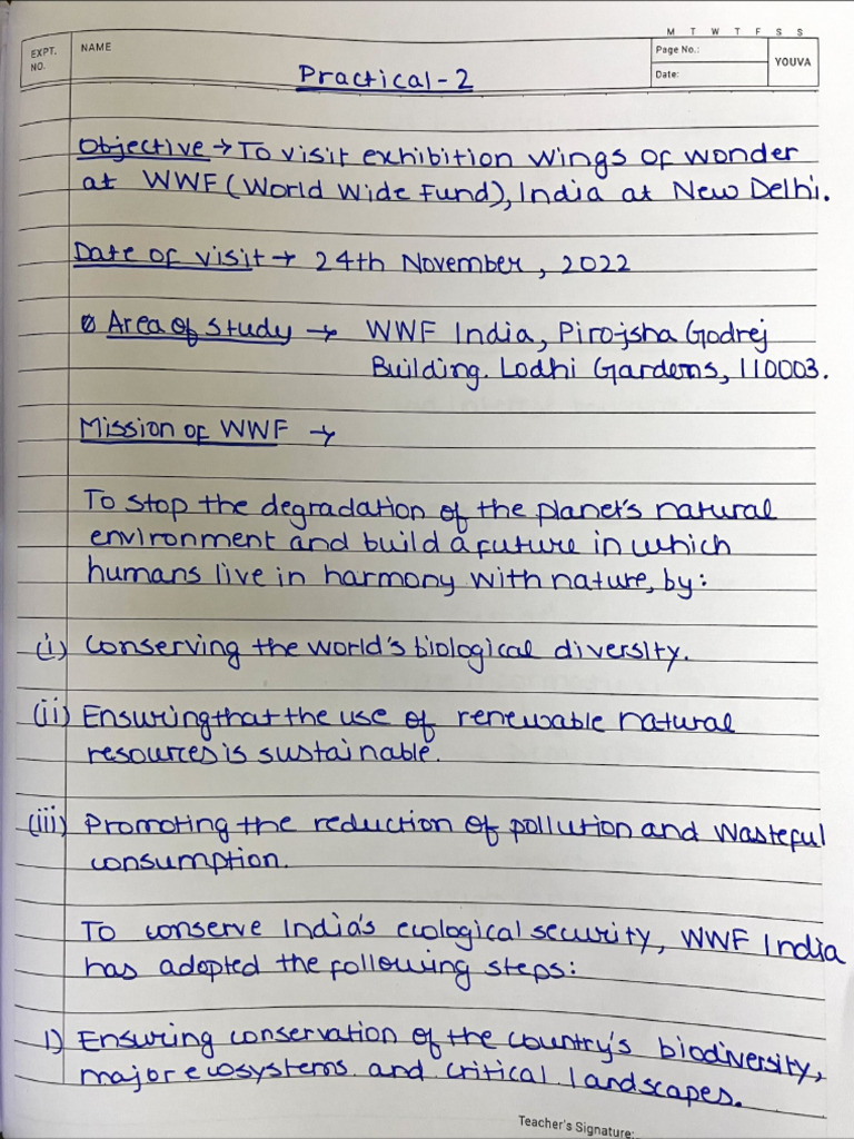 EVS Practical Work 1 | PDF