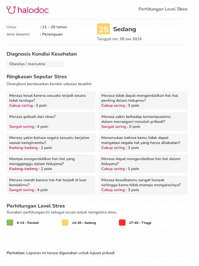 Stress Checker 28 - 06 - 24 | PDF