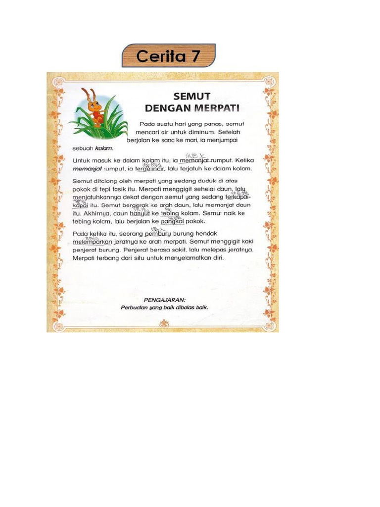 Semut Dan Merpati | PDF