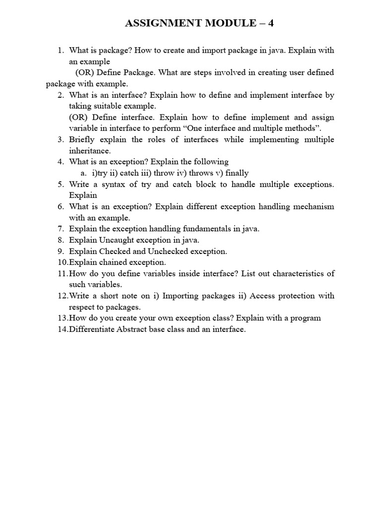 Assignment Module-4 | PDF