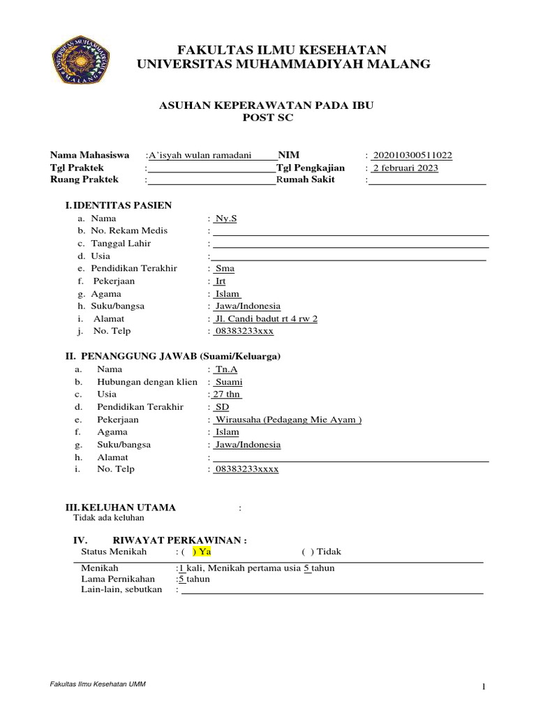 Askep Maternitas | PDF | Kesehatan Holistik