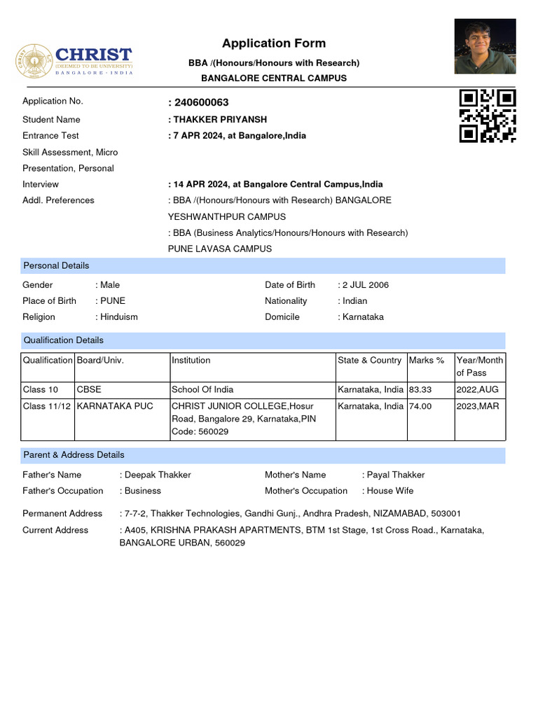 Application Print | PDF | Government And Personhood