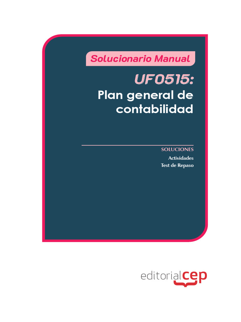 Sol Manual 9000001826280 | PDF | Contabilidad | Corporaciones