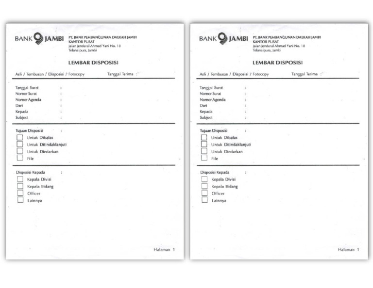 Lembar Disposisi 2 Pdf