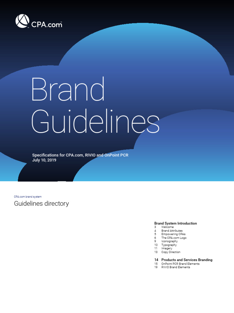 AICPA Brand Guidelines | PDF | Brand | Logos