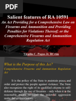 Ra 10591 | PDF | Ballistics | Firearms