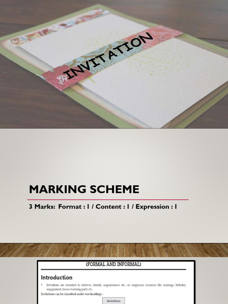 Invitation Writing | PDF | Sports & Recreation