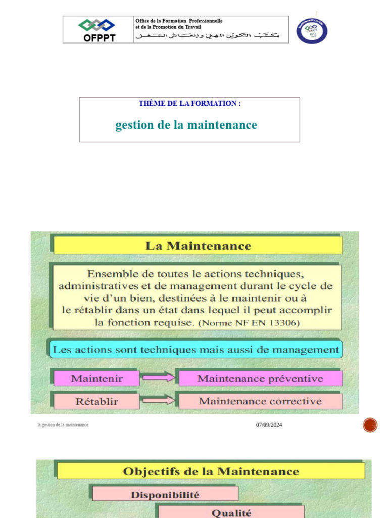 Gestion de Maintenance | PDF | Informatique