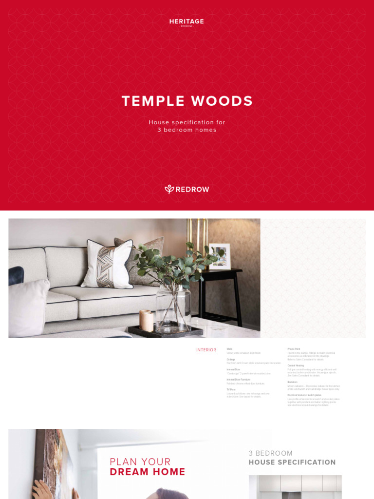 3-Bedroom Home Specifications Guide | PDF | Bathroom | Kitchen