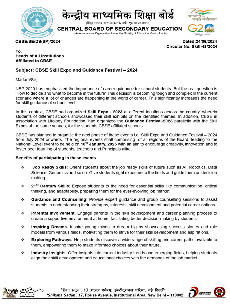 48_Circular_2024 | PDF | New Delhi | Delhi