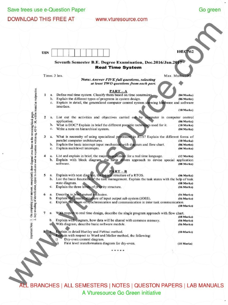 RTS QP Jan-2017 | PDF