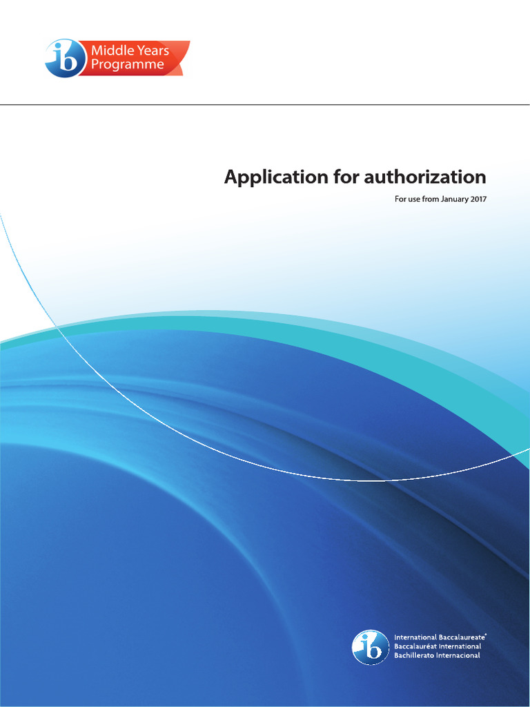 Myp Sample Application Authorization March 2017 en | PDF Myp Sample Application Authorization March 2017 en | PDF