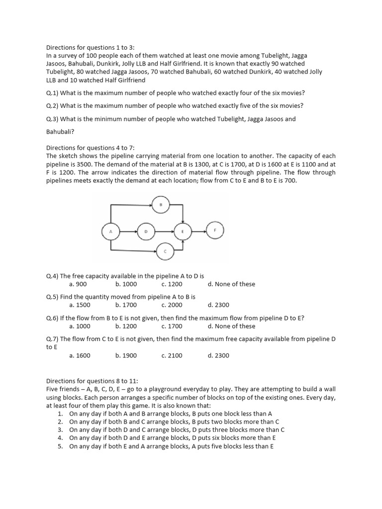 Complex Survey and Optimization Questions | PDF