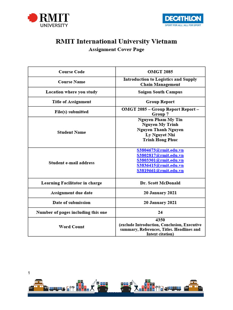 Group 7 Intro To Log - Final Report Official Document | PDF | Supply ...