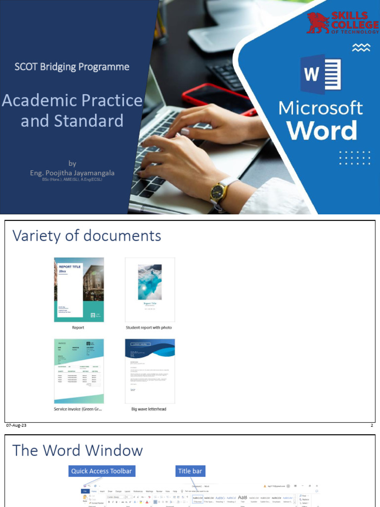 ASP - Session 2 MsWord | PDF | Typefaces | Sans Serif