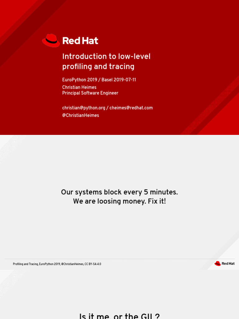 Introduction To Low-Level Profiling and Tracing | PDF | Central Processing Unit | Cpu Cache