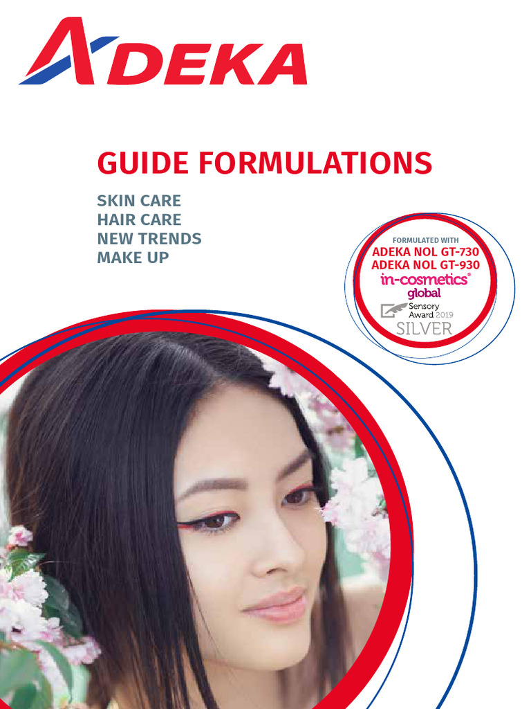 ADEKA Formulations for Skin & Hair Care | PDF | Cosmetics | Glycerol