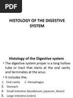 Histology of Git | PDF | Epithelium | Human Digestive System