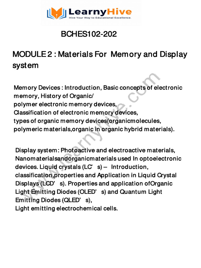 Bches202 102 M2 | PDF | Computer Memory | Capacitor