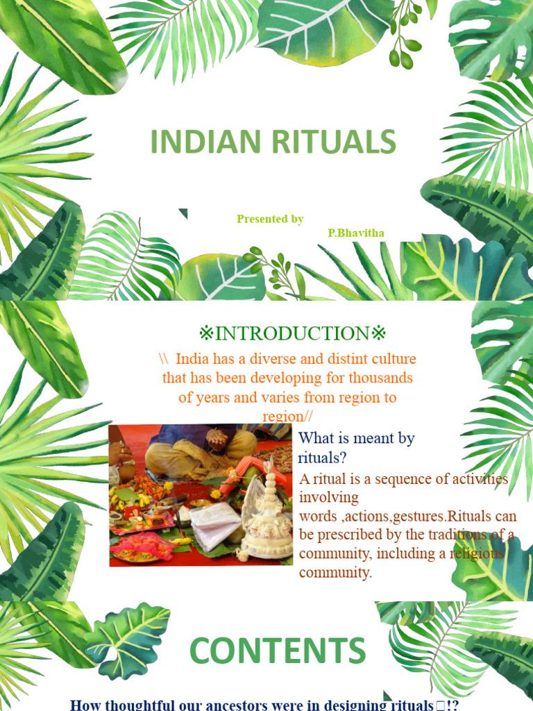 INDIAN RITUALS-WPS Office | PDF