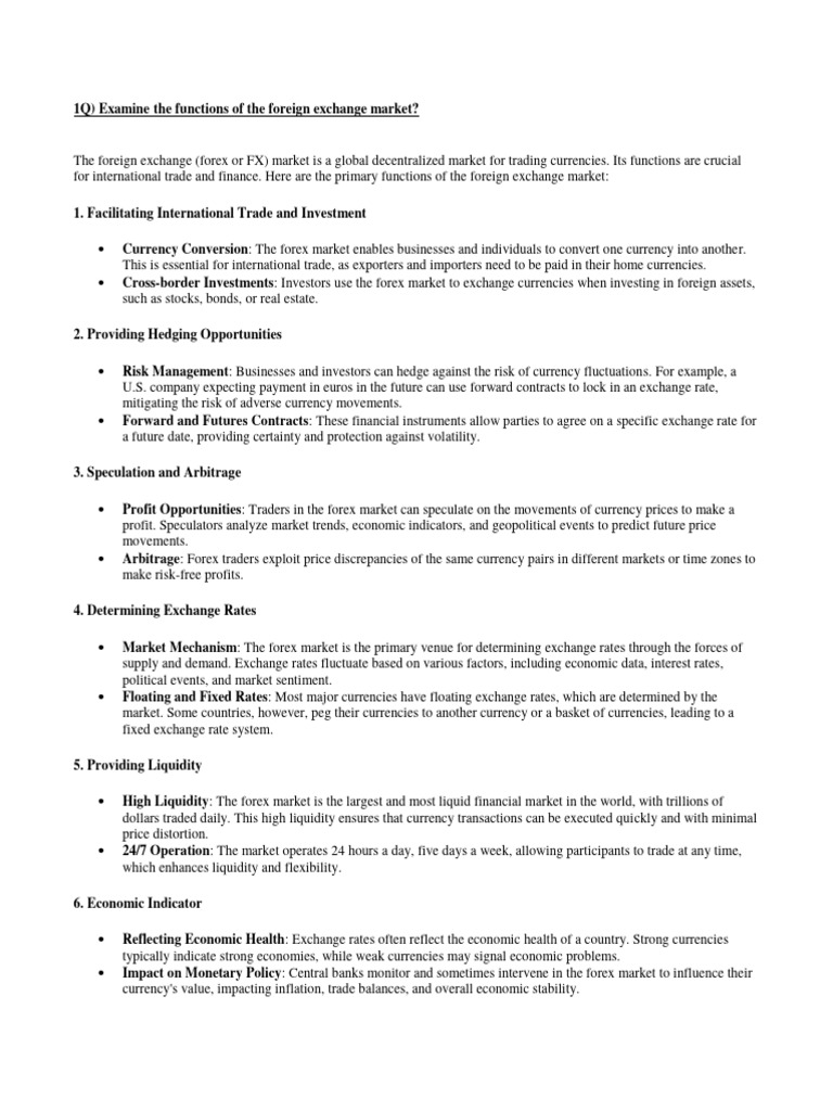 IFM Assignment Questions For Mid - II | PDF | Foreign Exchange Market ...