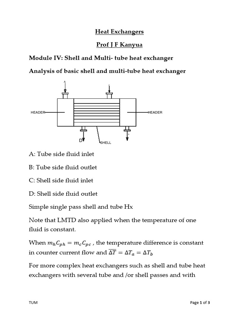 Heat Exchangers Module IV | PDF | Heat Exchanger | Chemical Engineering