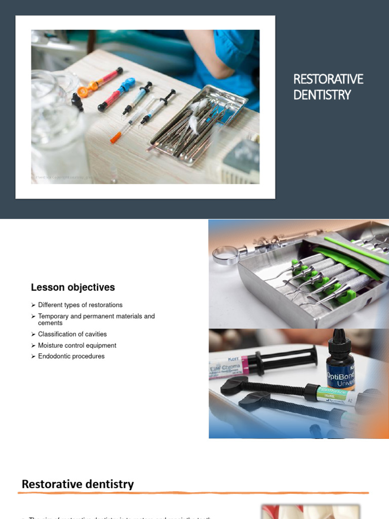 Restorative Dentistry and Endodontics | PDF | Dental Material | Human Tooth