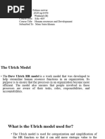 Understanding the Ulrich HR Model | PDF | Leadership | Human Resources