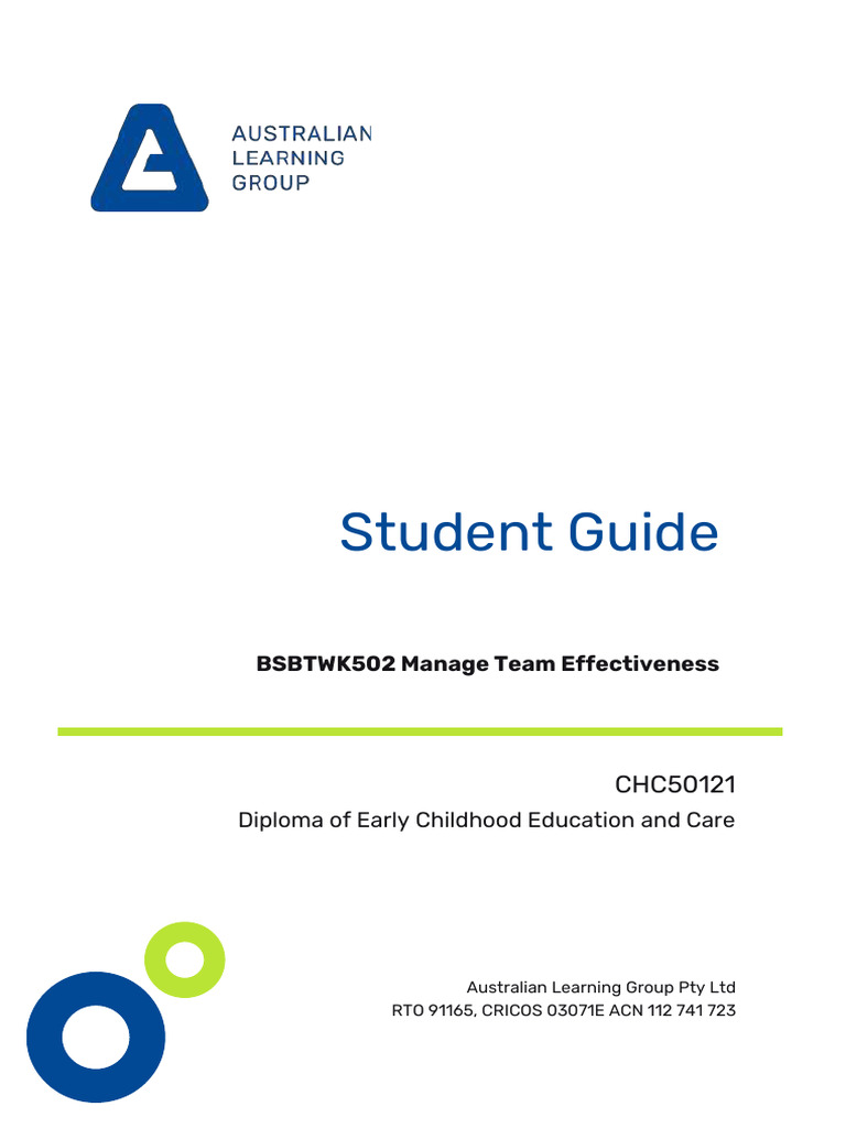 Student Guide Bsbtwk502 Chc50121-Cycle A v2.0 2021 | PDF | Policy | Goal