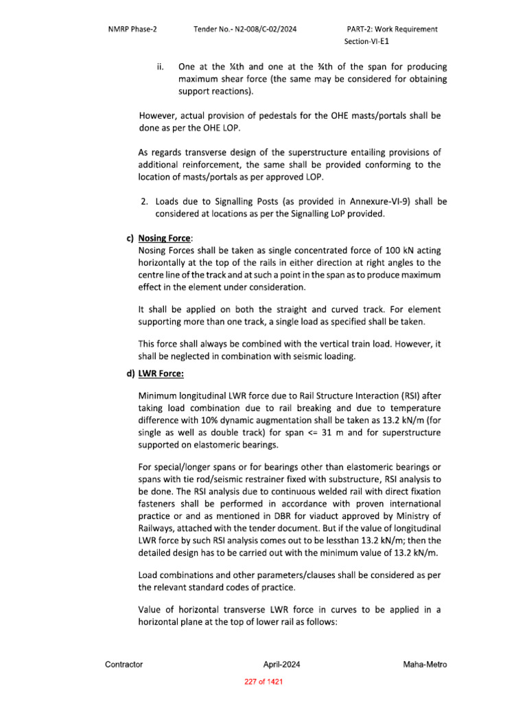 Viaduct Tender LWR Force | PDF